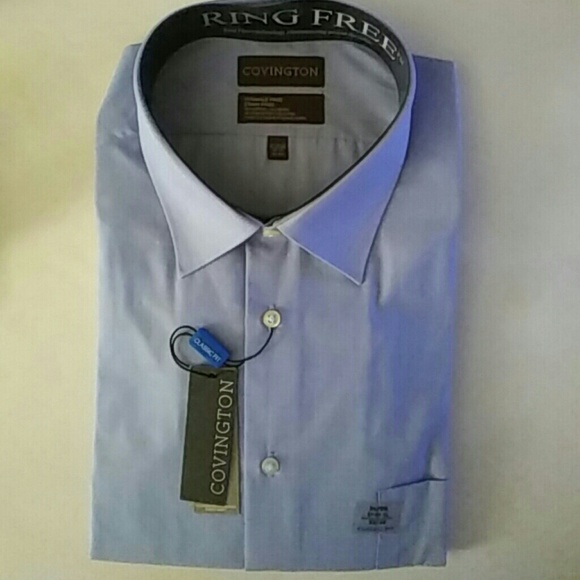 Covington | Shirts | Mens Dress Shirt Blue Xl 717 12 3233 New | Poshmark